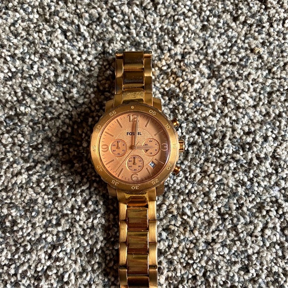 Fossil | Accessories | Gold Fossil Watch | Poshmark